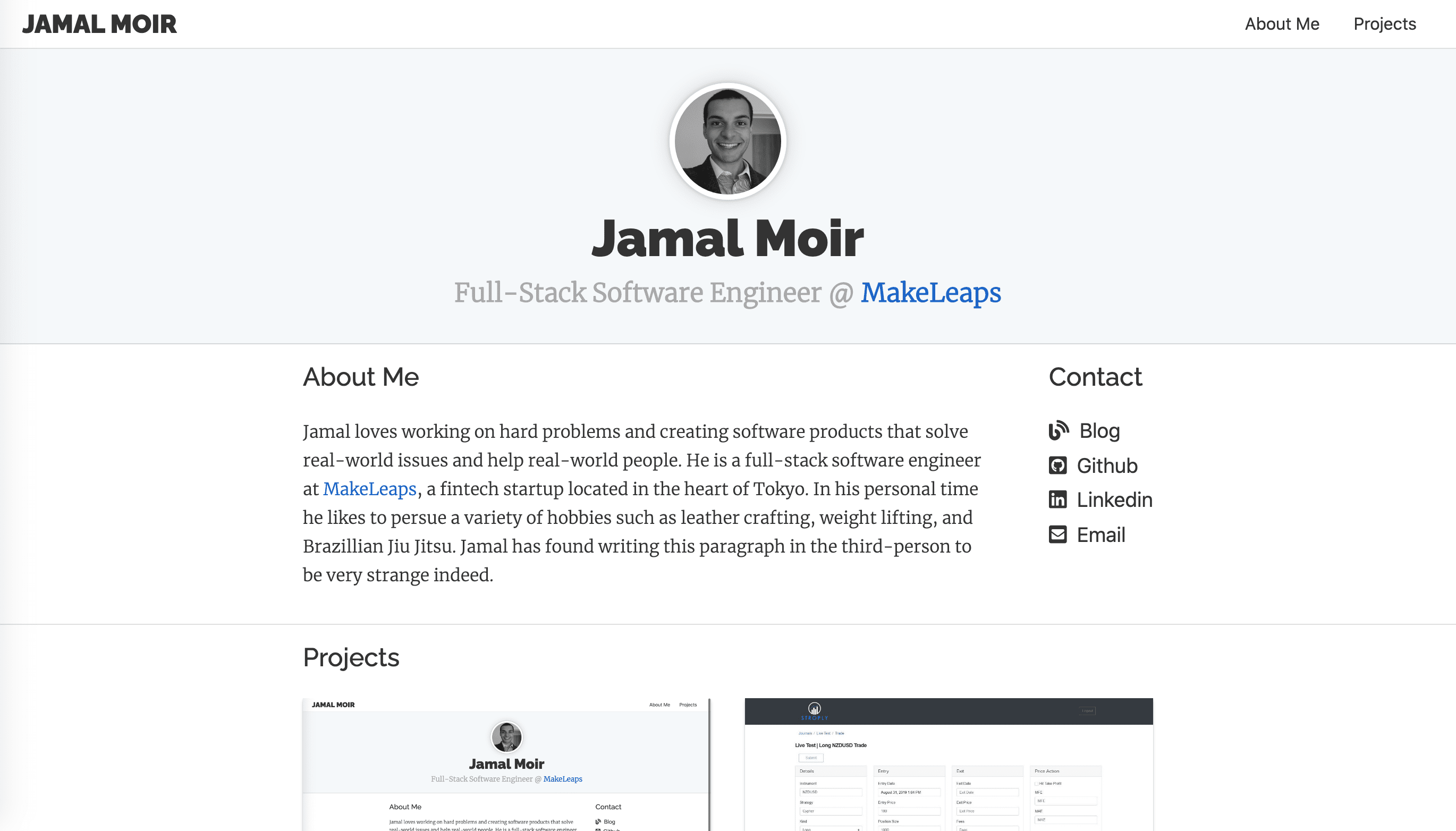 Jamal Moir (Dot) Dev